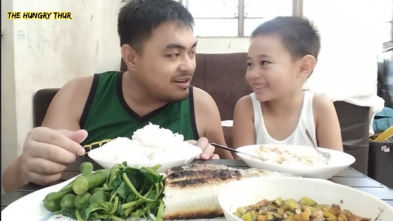 Masarap na Tanghalian at Kwentuhan | Inihaw na Bangus at Nilagang ...