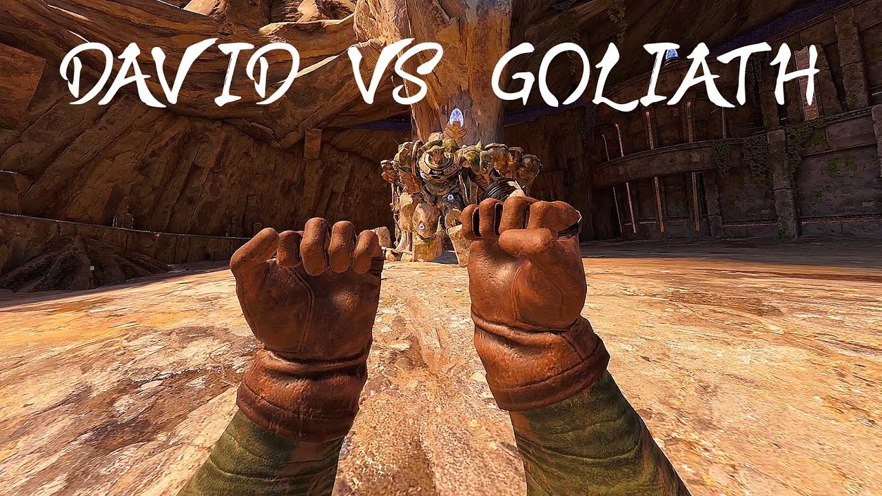 Unarmed Knight Against a Golem in Blade and Sorcery 1.0 - YouTube