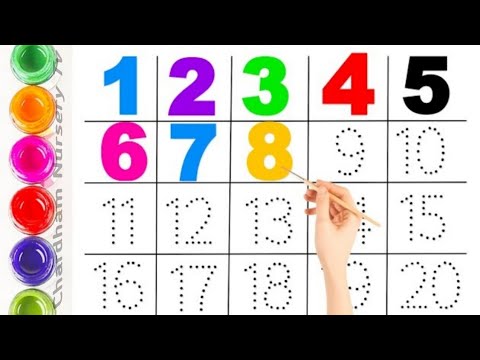 One two three, 1 to 100 counting, ABC, ABCD, 123, 123 Numbers, learn to ...
