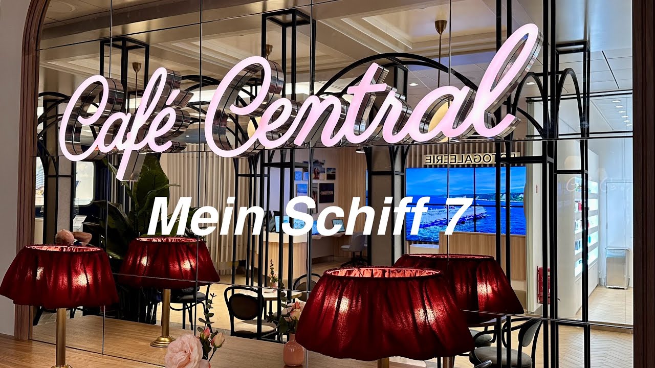 Wiener Kaffeehaus Café Central auf der neuen Mein Schiff 7 - YouTube