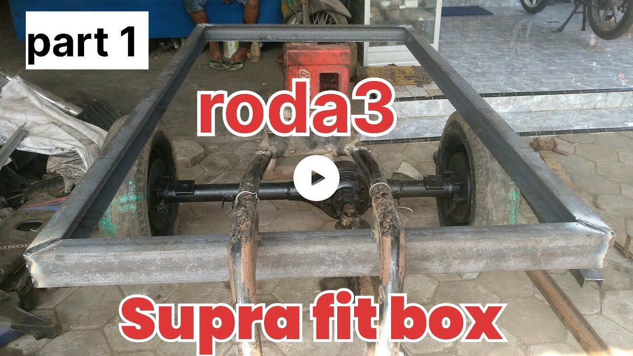 Supra fit box modifikasi motor roda tiga - YouTube