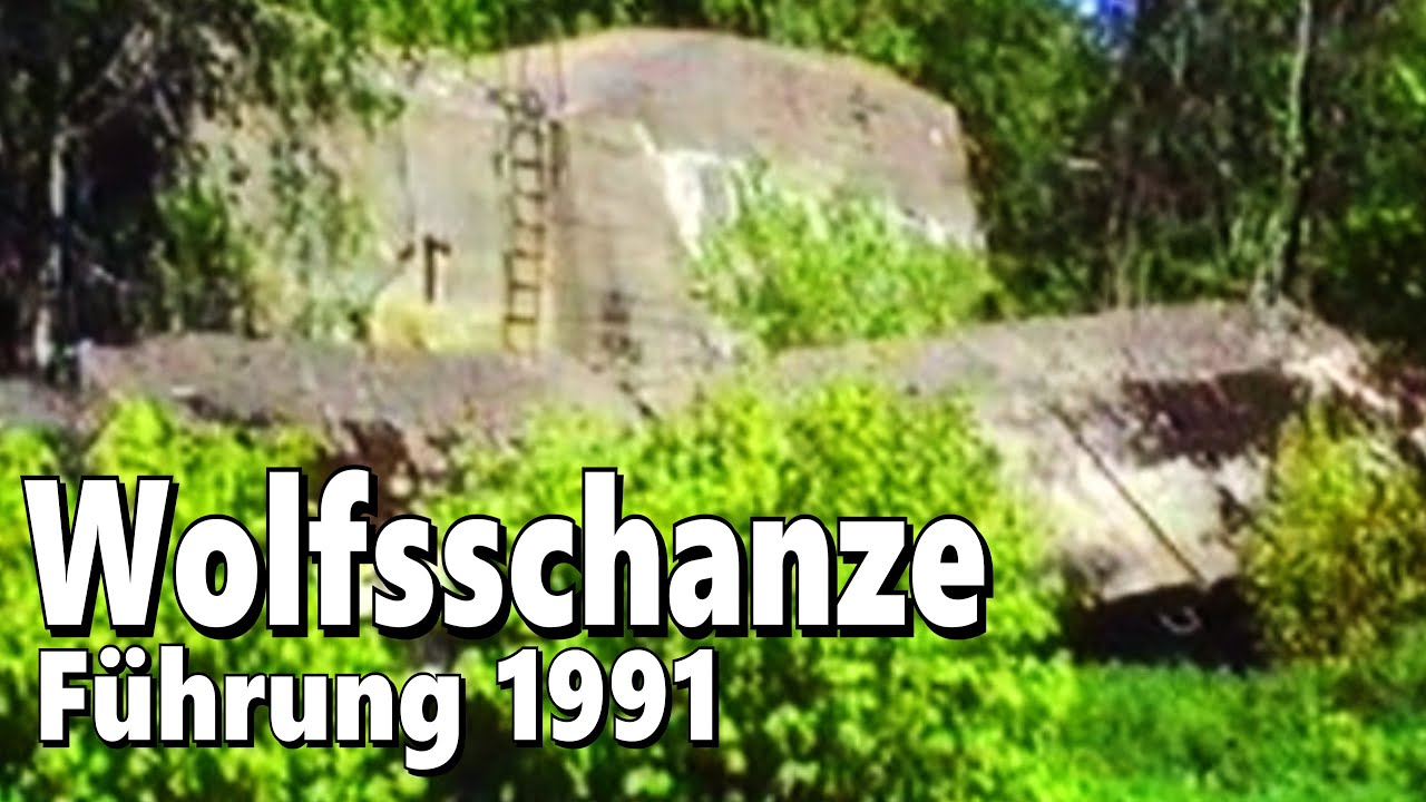 Entdecke das Führerhauptquartier Wolfsschanze in den 90ern ...
