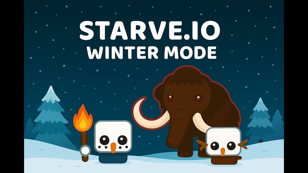Starve.io - Winter Mode 886/455k highscore - YouTube