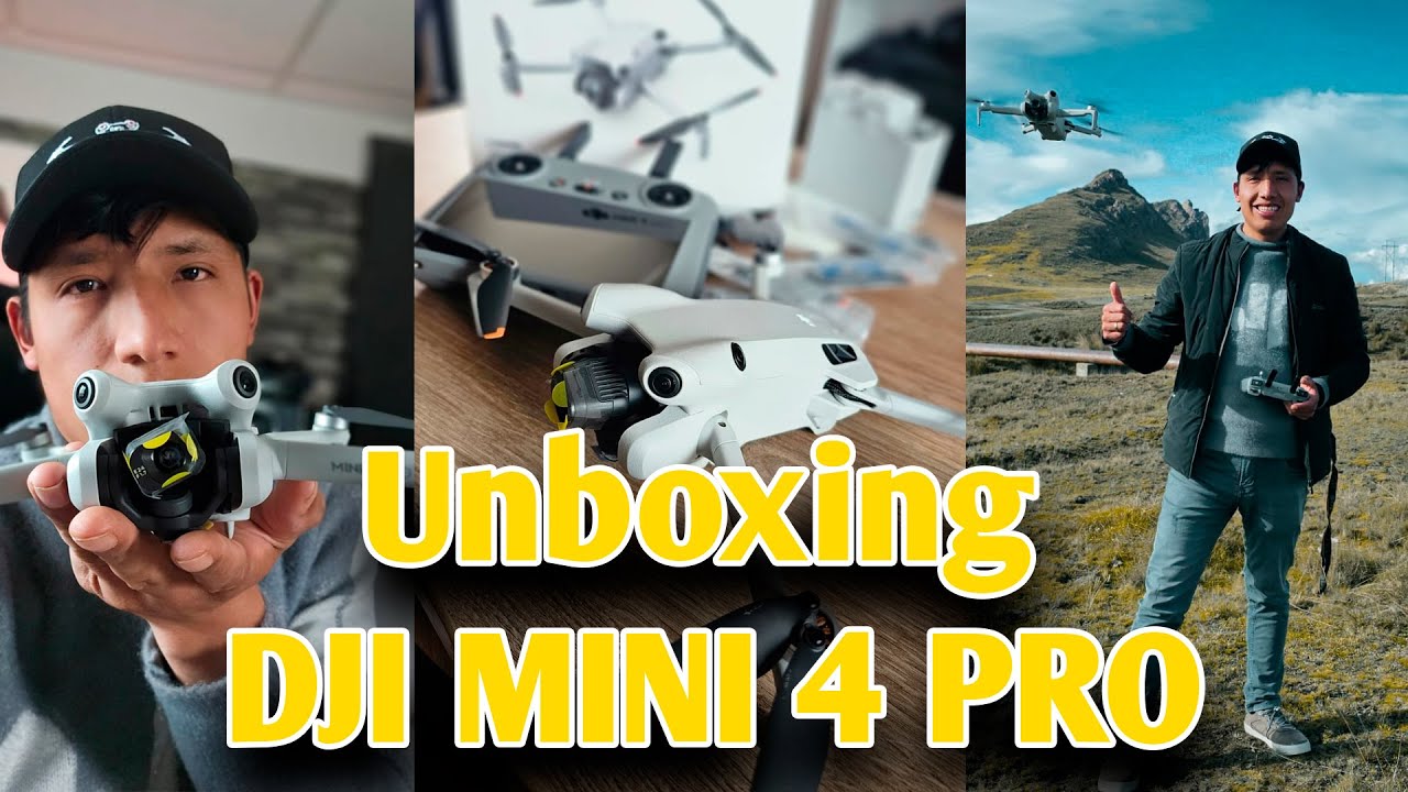 UNBOXING DJI MINI 4PRO //Nuestro Primer DRONE// - YouTube