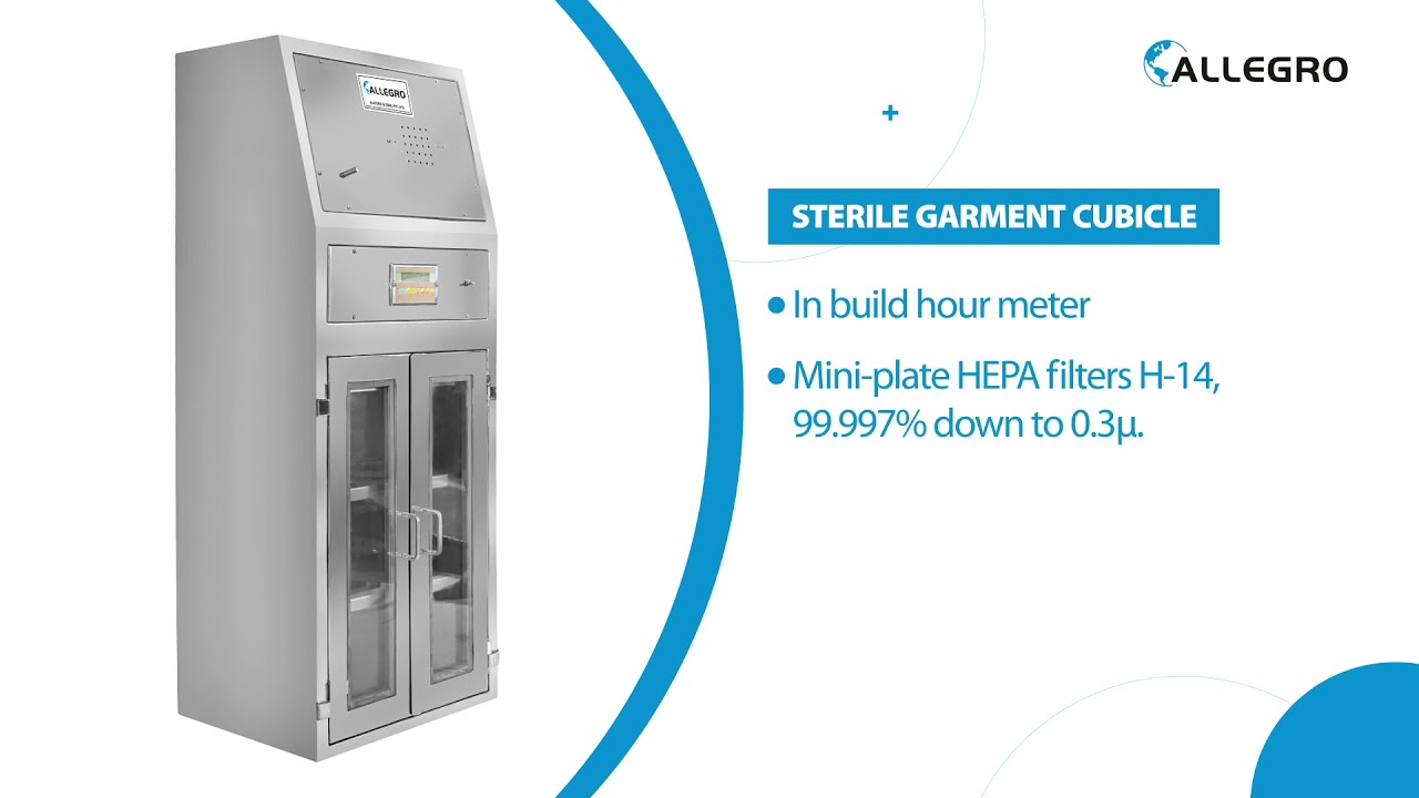 Sterile Garment Cubicle - YouTube