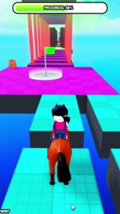 OBBY BUT YOU'RE ON A HORSE ON ROBLOX 4! #shorts #shortsfeed #roblox - YouTube
