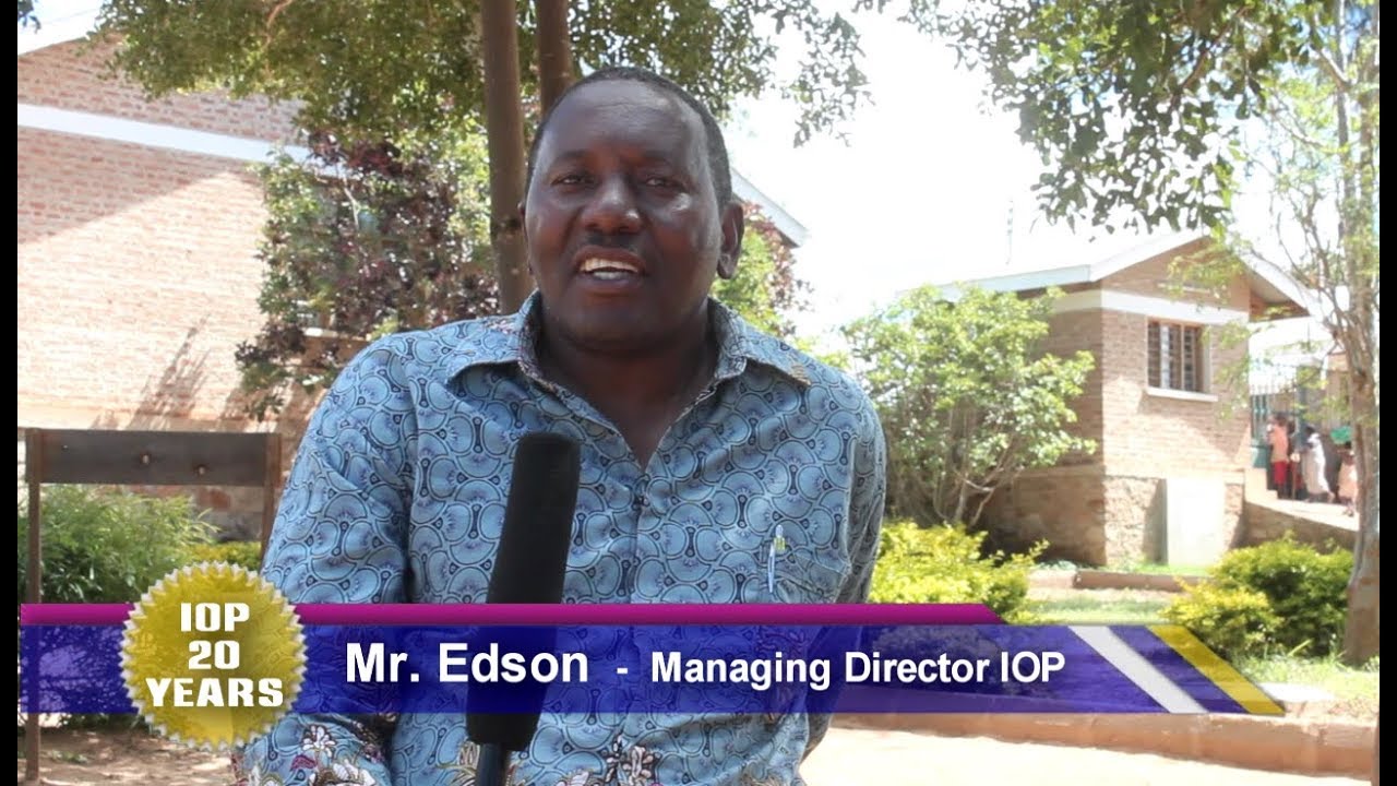 Mr. Edson Msigwa, Managing director IOP - YouTube