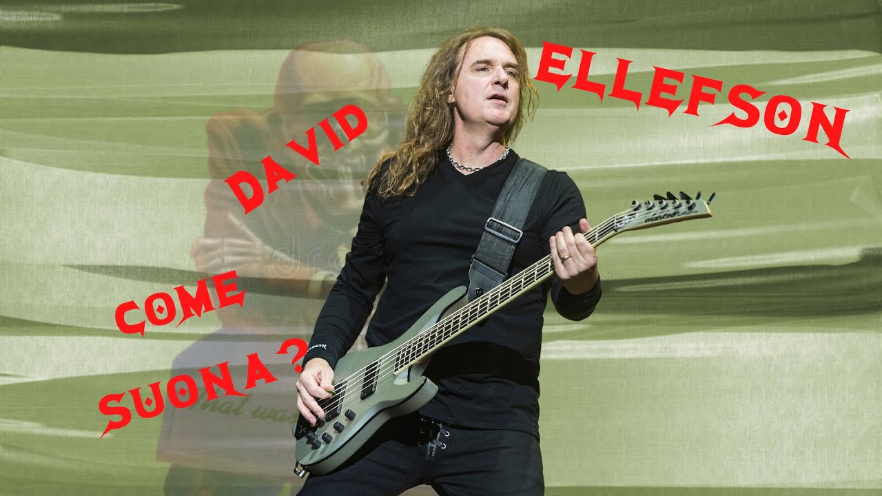 David Ellefson: Il bassista dei Megadeth, la sua tecnica e il suo stile ...
