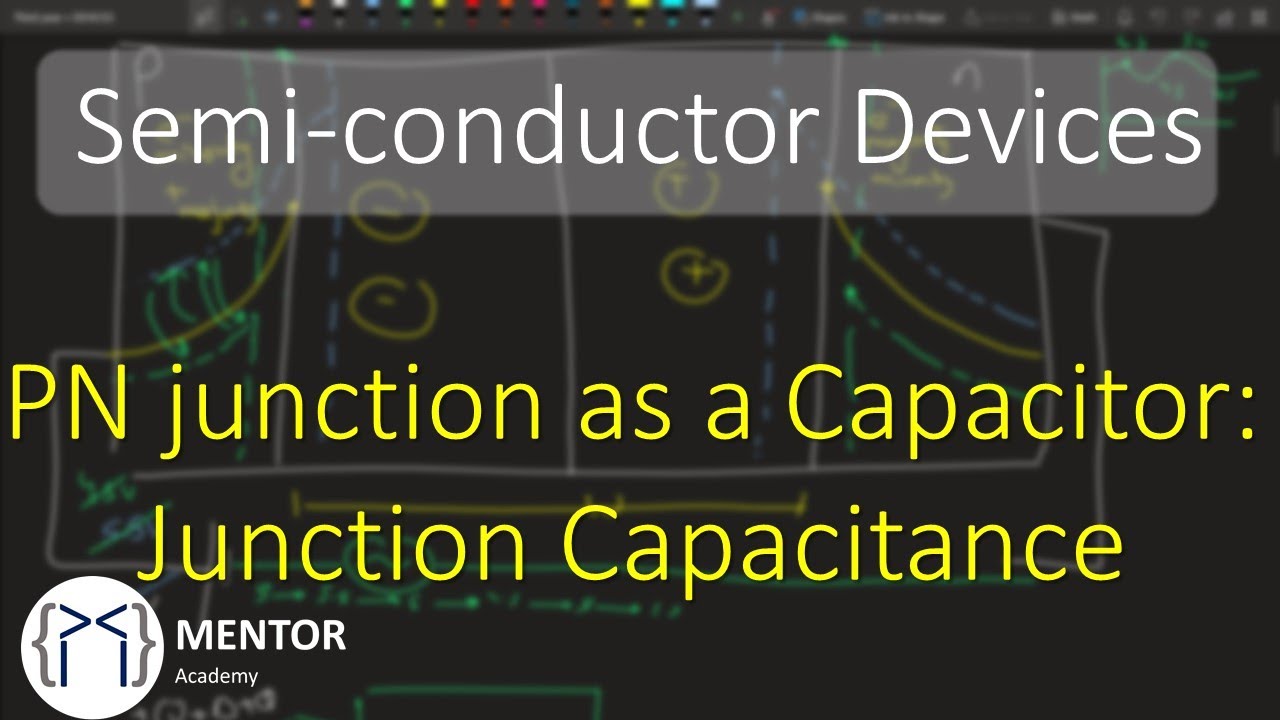 PN junction as a Capacitor: Junction Capacitance - YouTube