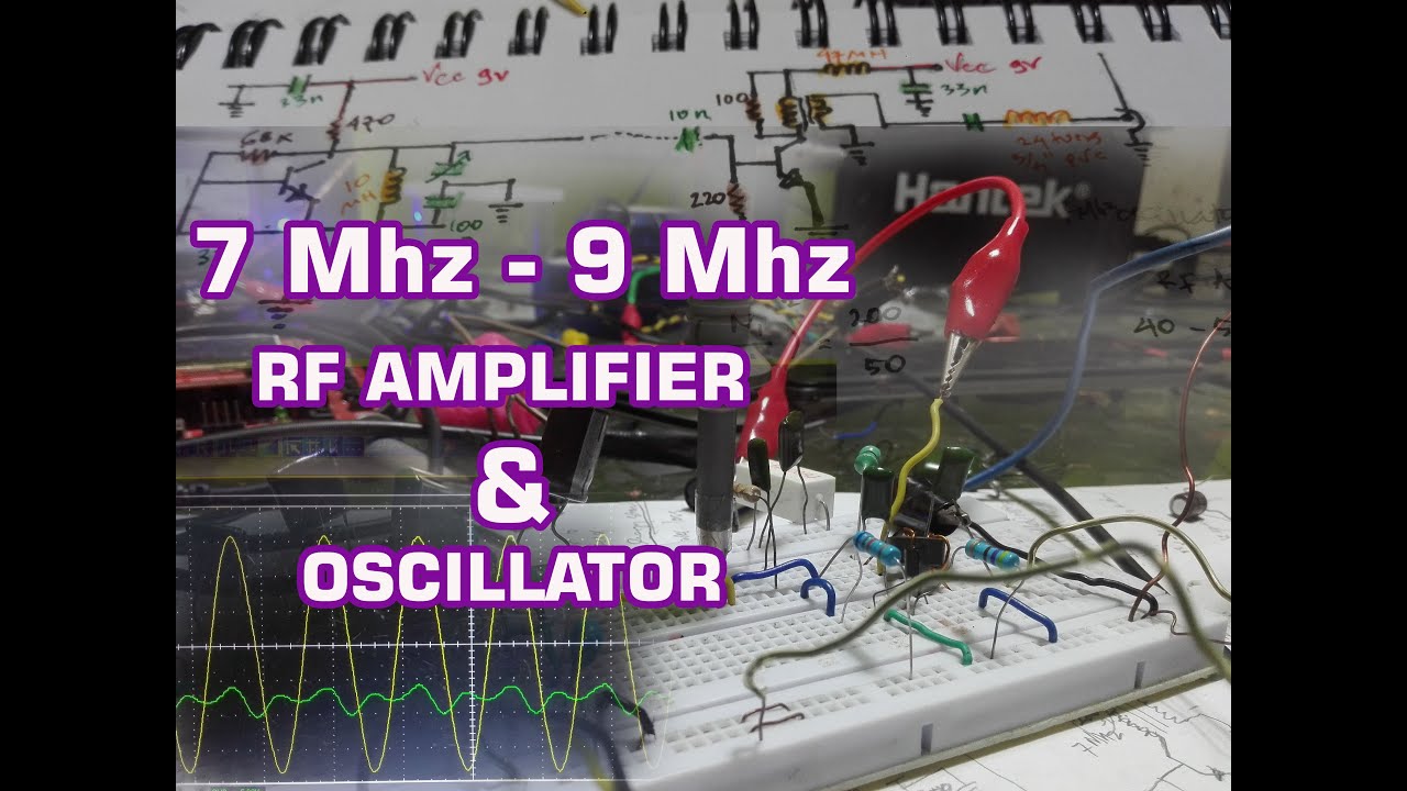 7 Mhz Oscillator and Amplifier, 40-50 Meter band - YouTube