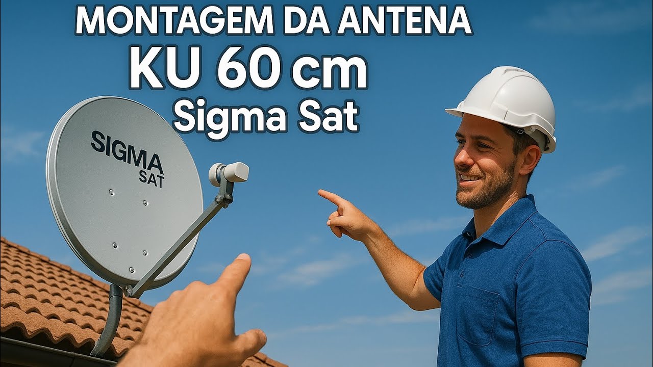 Como montar uma antena sigma sat 'POV' - YouTube