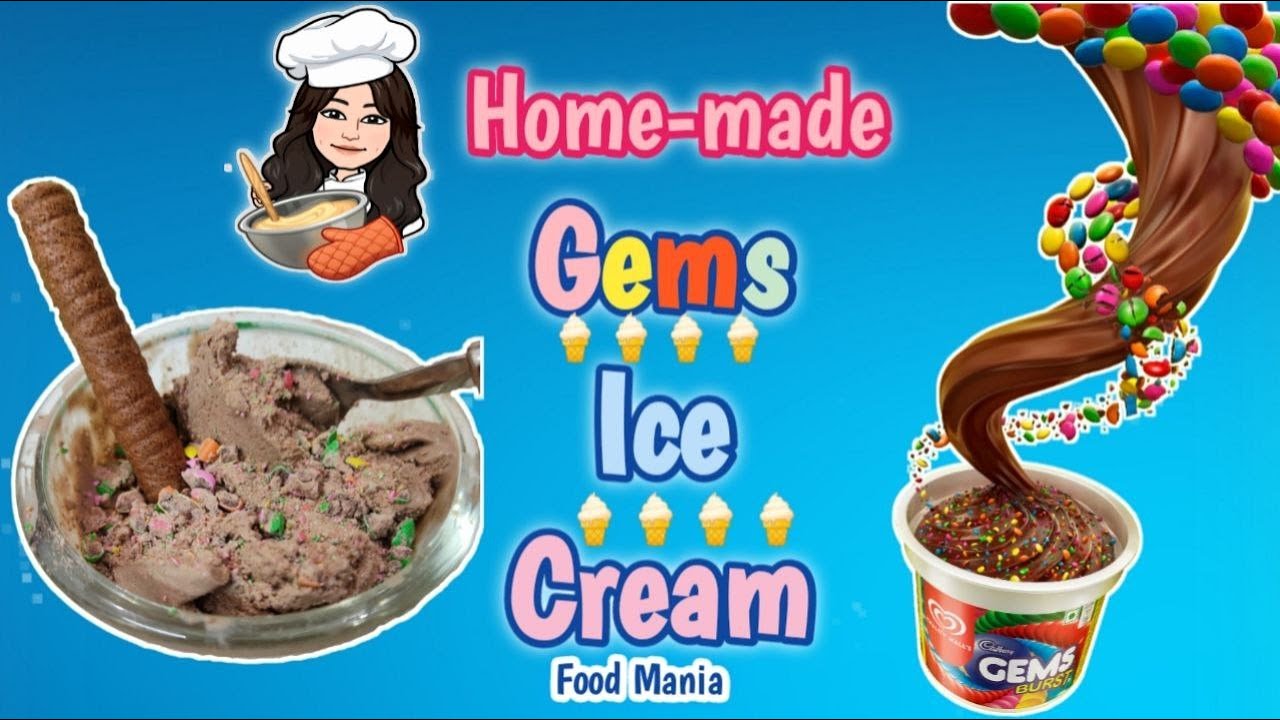 My Second video - HomemadeCadbury Gems Burst Kwality Walls Gems Ice ...