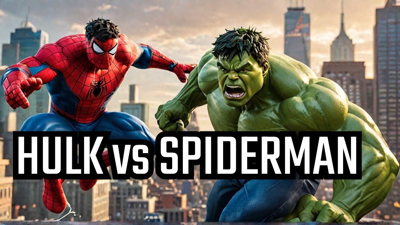 HULK and SPIDERMAN CLASH in EPIC Battle - YouTube