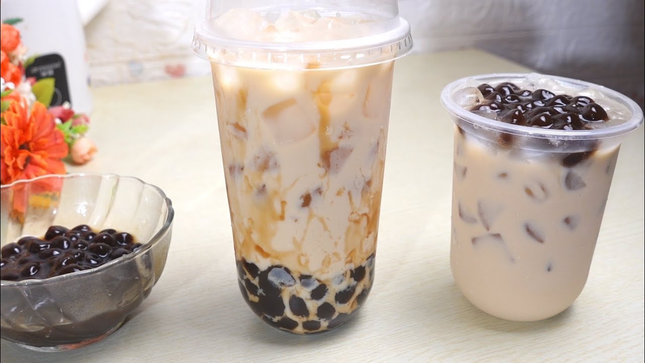 របៀបធ្វើតែទឹកដោះគោ / តែគុជ នៅផ្ទះញ៉ាំដោយខ្លួនឯង - Homemade Boba Milk ...