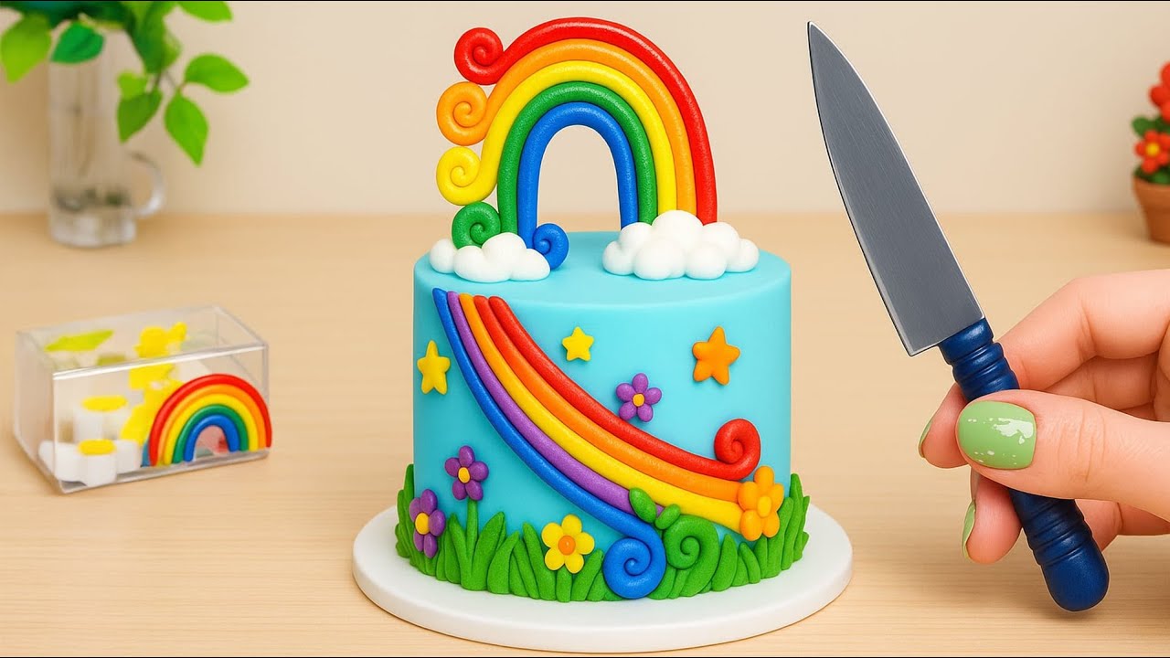 Beautiful Double Rainbow Cakes🌈 1000+ Satisfying Rainbow Chocolate Cake ...