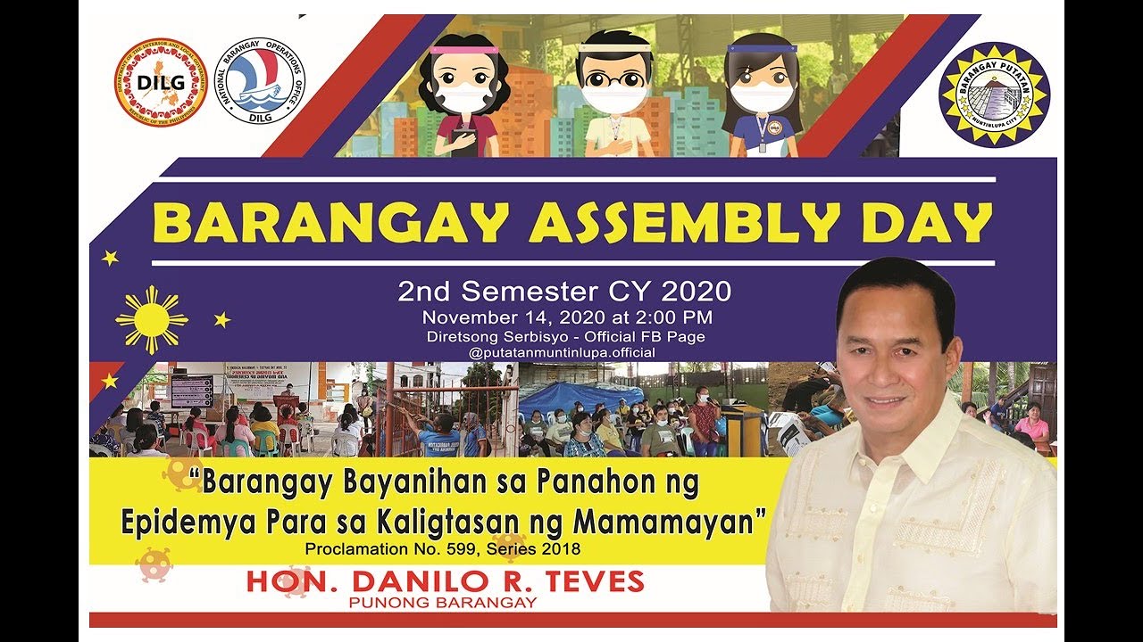 Barangay Assembly 2020 (SOBA) - Part 2 of 3 - YouTube