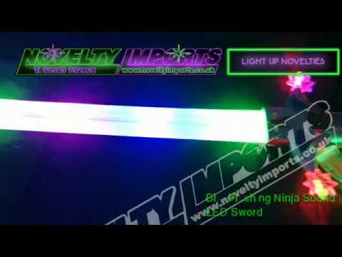ninja flashing led sound sword