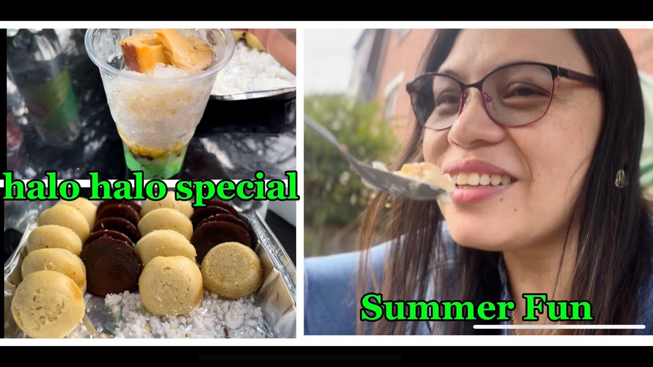 Halo Halo & Steam Rice cakes Snacks #subscribe #personalblog #ofweurope ...