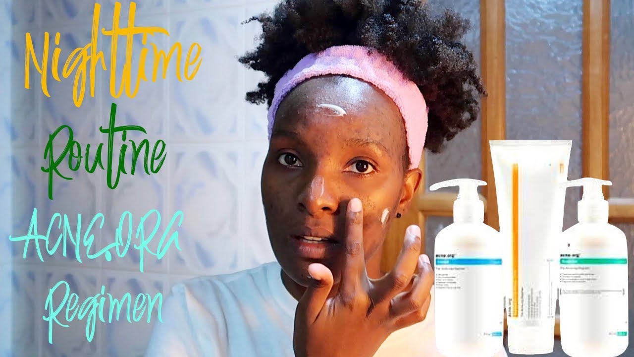 Doing Acne.org regimen in the evening| I'M OFFICIALLY BACK ON! - YouTube