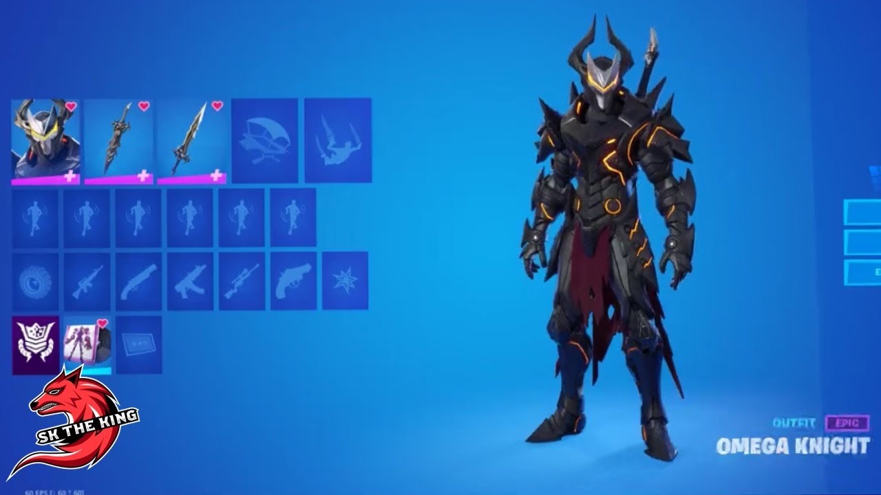 Omega Knight Cosmetic Showcase! Fortnite Chapter 3 - Season 2 Level Up ...