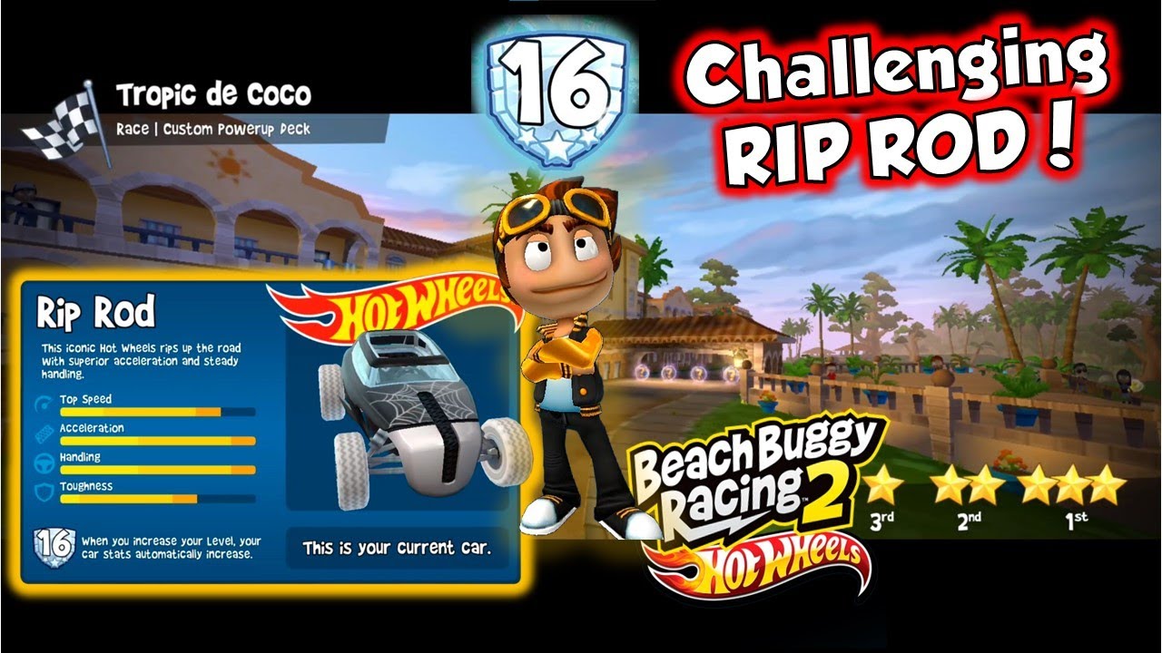 Unstoppable RIP ROD - Beach Buggy Racing 2 Hot Wheels Edition - YouTube