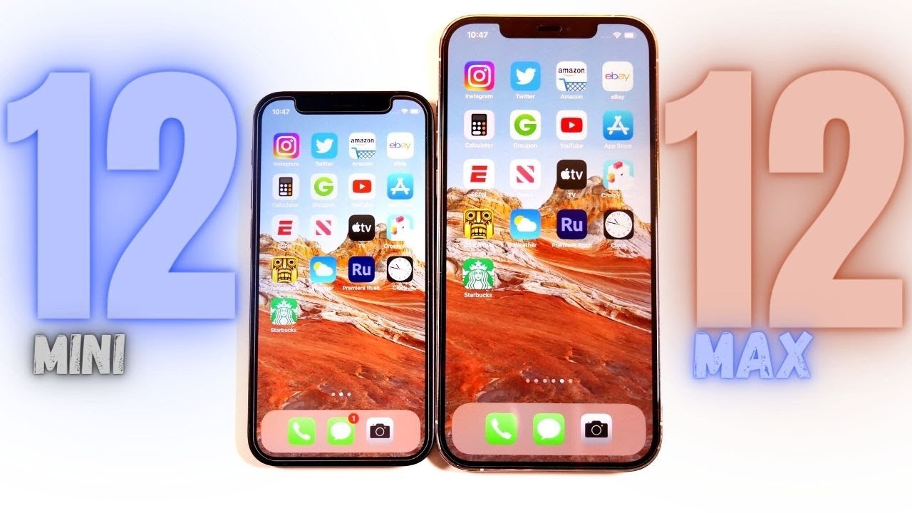 iPhone 12 Mini vs iPhone 12 Pro Max Speed Test! - YouTube