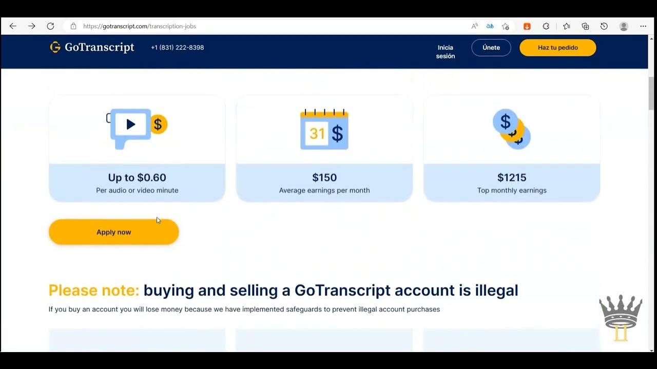 Go Transcript, ganar dinero transcribiendo audios o videos, como ...