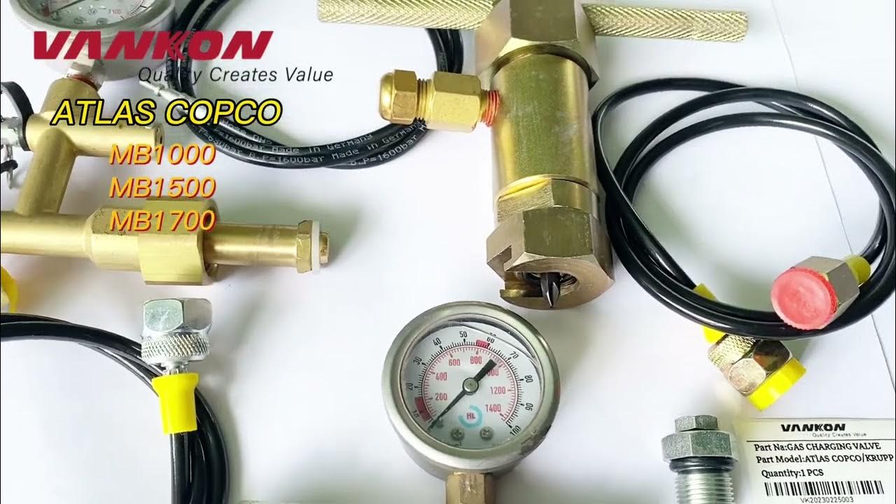 Atlas Copco Hydraulic Hammer , Gas Charging Device, Atlas Copco,Krupp - YouTube