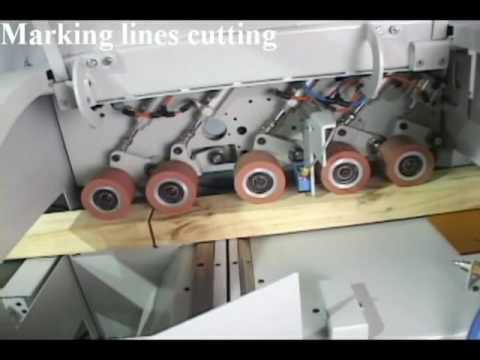 CFS 100 OPTIMIZING CUT OFF SAW (with powered table) - YouTube