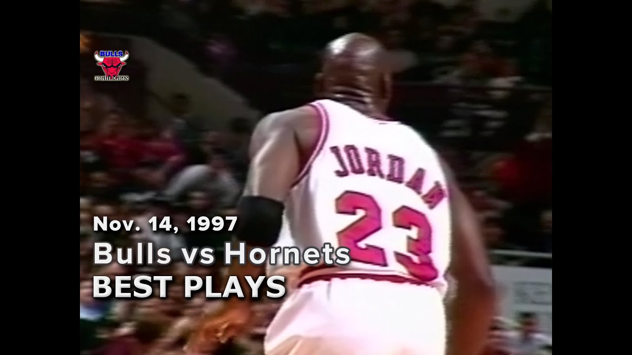 November 14, 1997 Bulls vs Hornets highlights - YouTube