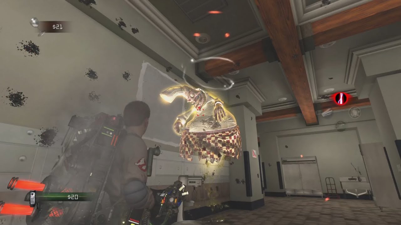 GHOSTBUSTERS: VIDEO GAME REMASTERED: GHOSTBUSTERS DEFEATED CHEF GHOSTS (GHOSTS DRESSED AS CHEFS ...