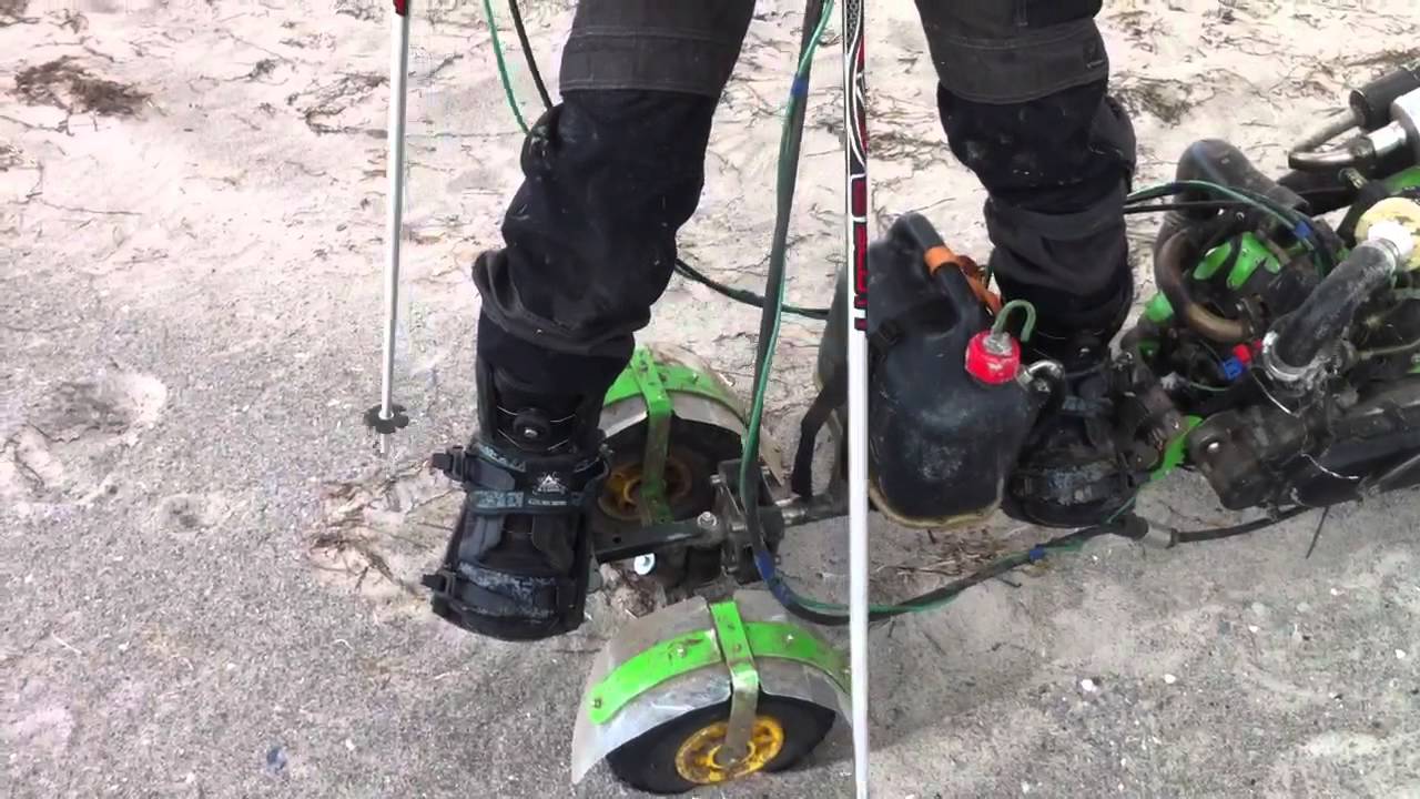 SnowPed on the beach - YouTube