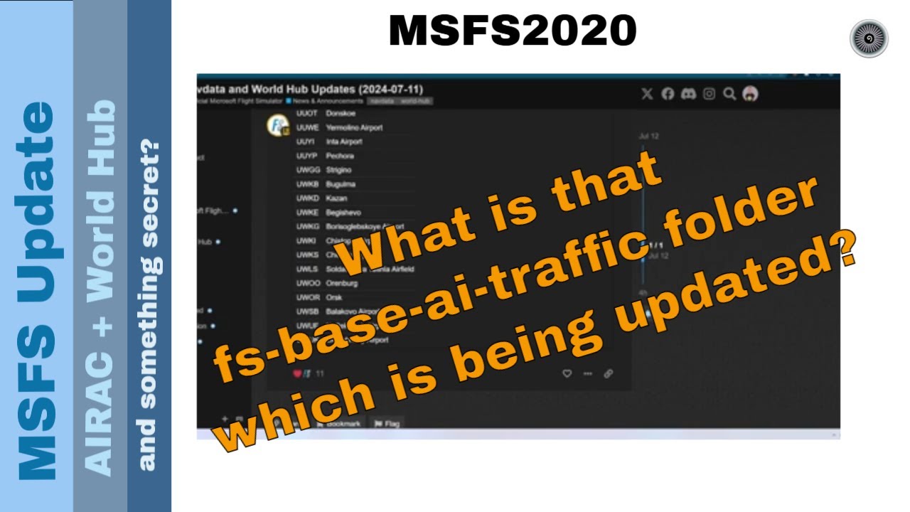 Flight Simulator 2020 - MSFS Update - AIRAC + World Hub updates and ...
