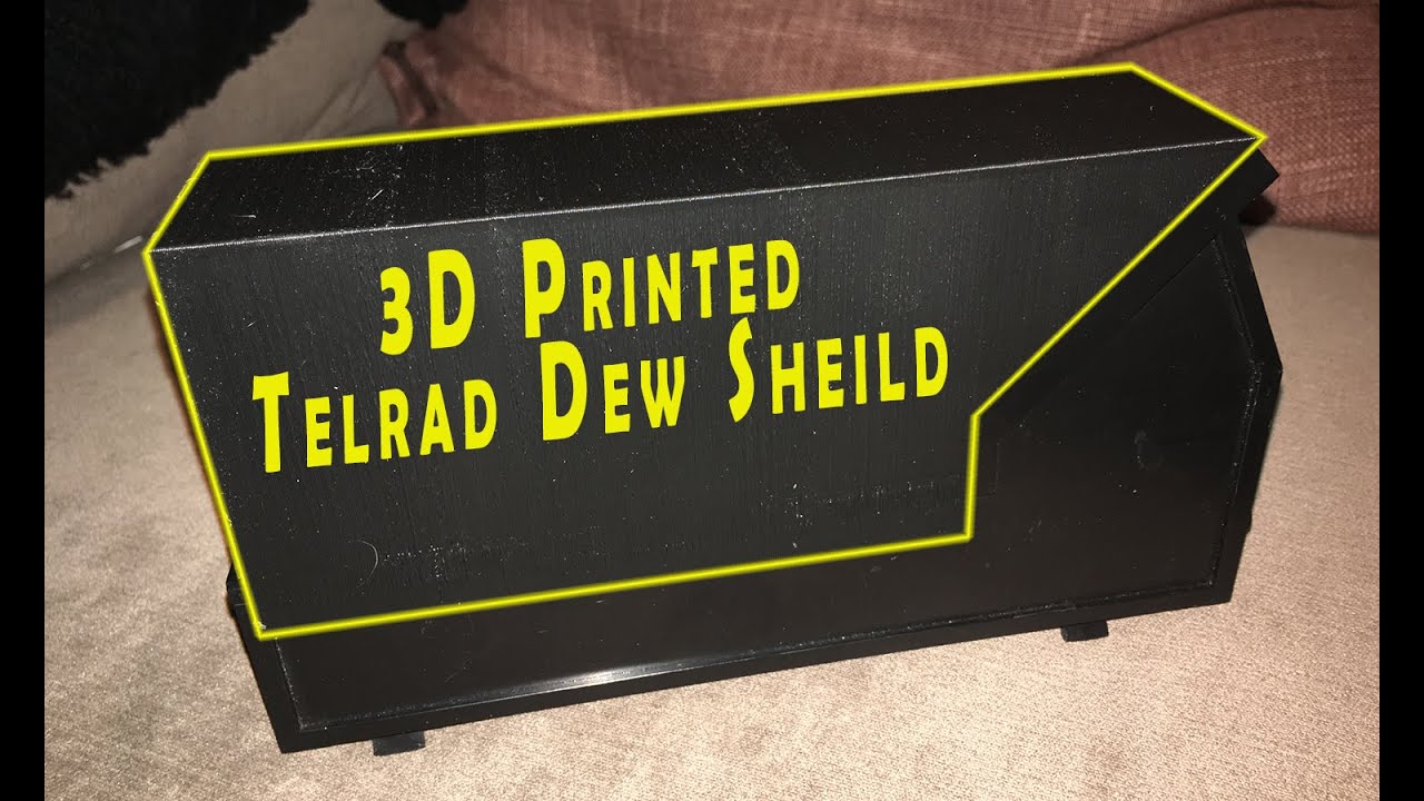 How To 3D Print a Telrad Dew Shield - Design and Results - YouTube