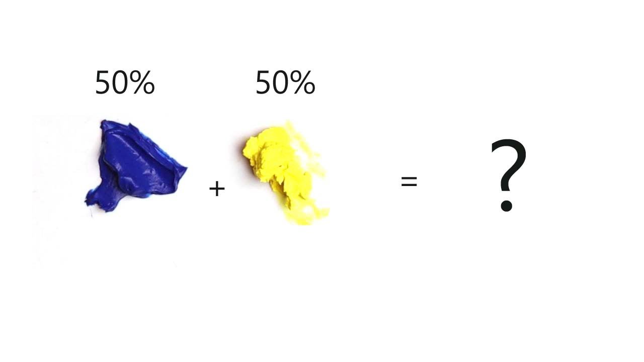 Blue And Yellow Mixing Make What Color - YouTube