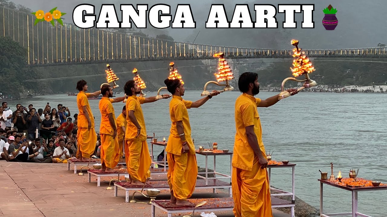Ganga Aarti In Rishikesh Full Video - YouTube