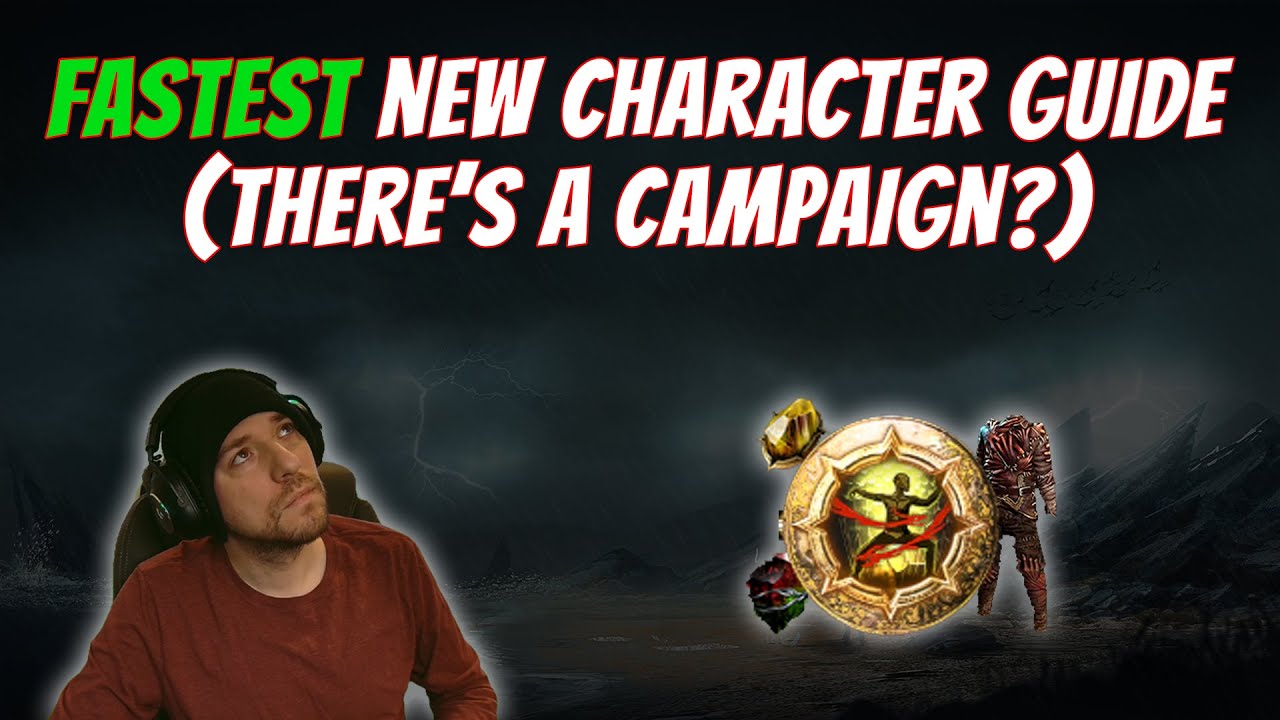 POE 3.22 - Fast Leveling Guide - EASY 4 Hour Campaign - New Players ...