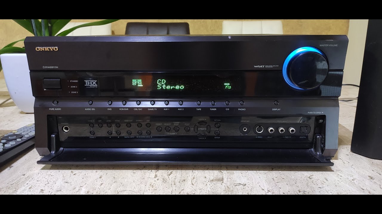 ONKYO TX-SR 875 - YouTube