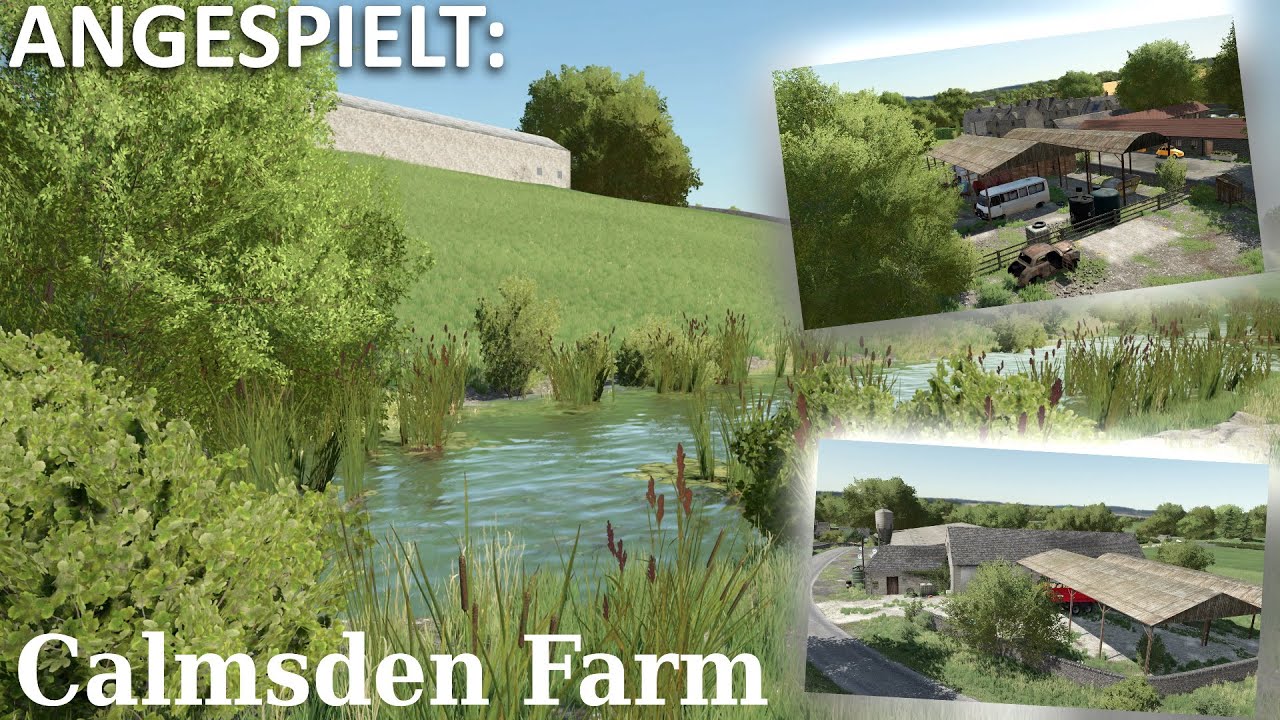 Calmsden Farm - Die ERSTE LS22 Map in Modhub | Angespielt LS22 | Map ...