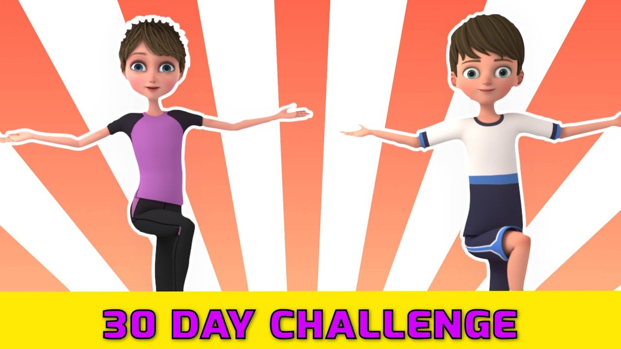 Kids Workout: 30 Day Challenge Weight Loss | Kids Exercise - YouTube
