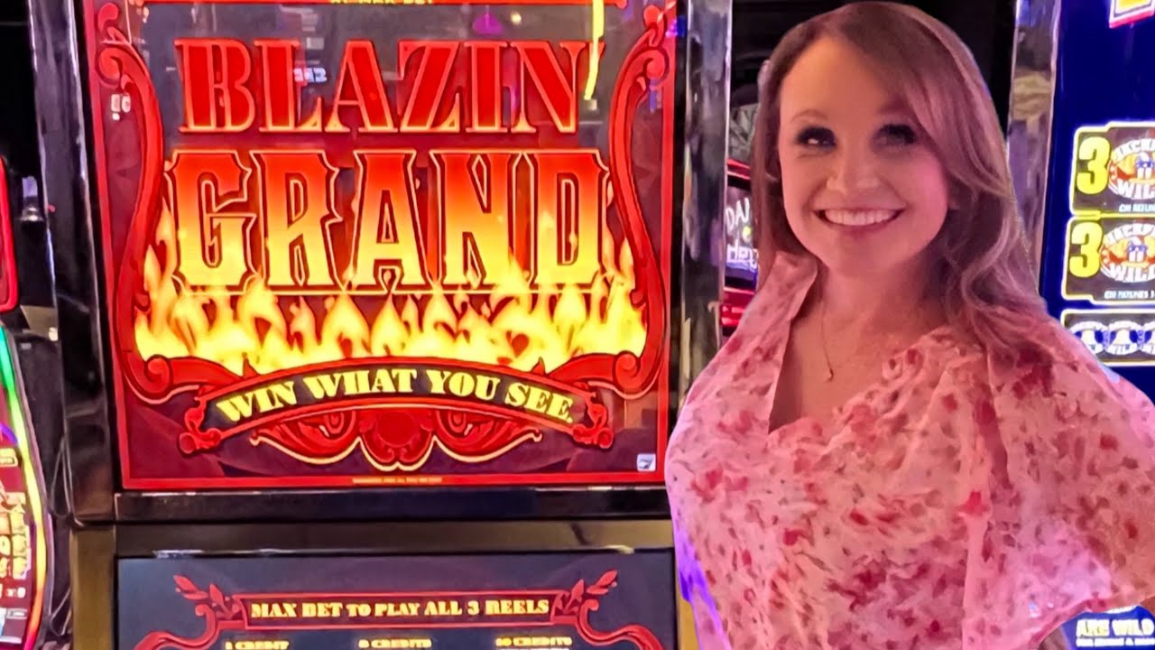 NEW Blazin' Grand Slot Machine in Las Vegas! - YouTube