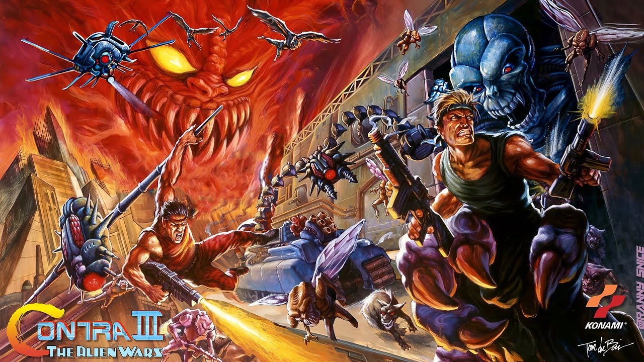 Contra III - The Alien Wars Wallpaper - YouTube