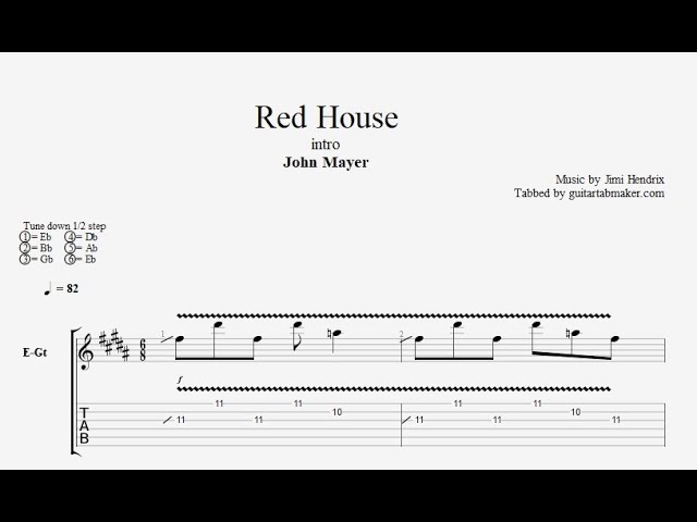 Red House Guitar Chords
