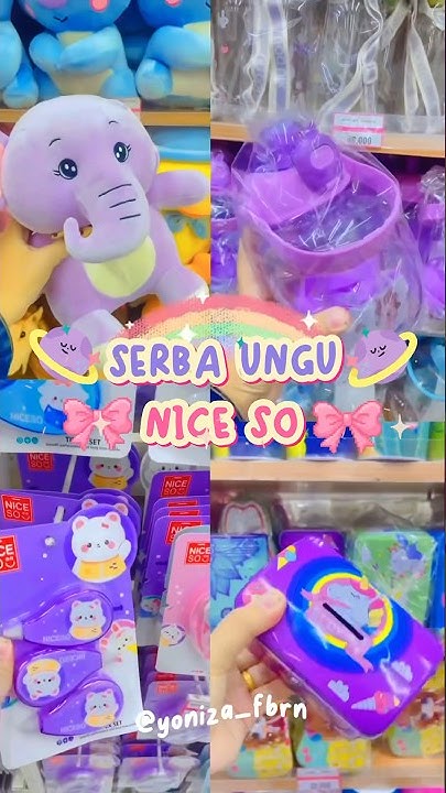 Belanja Serba Warna Ungu Di Nice So - YouTube