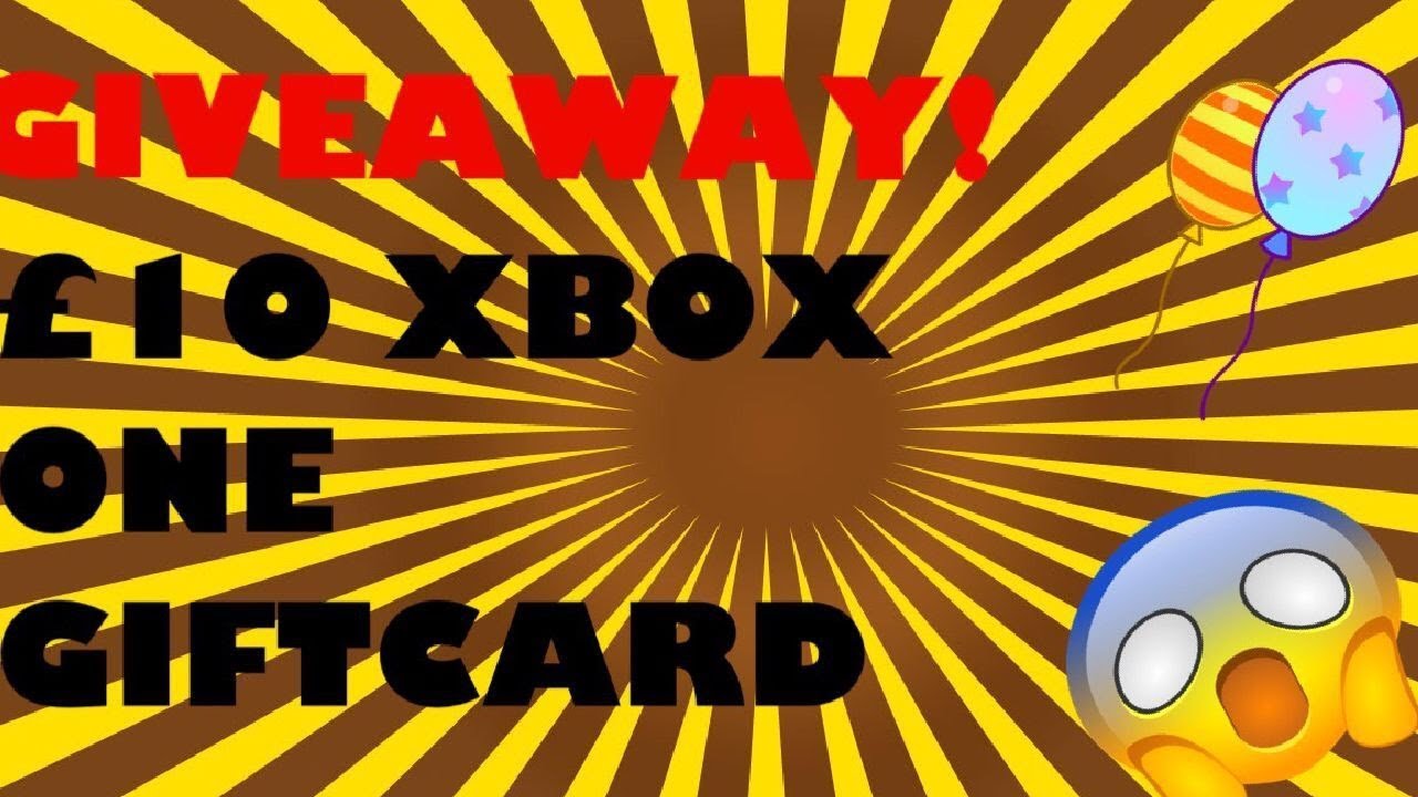 GIVEAWAY - £10 XBOX ONE GIFTCARD (free money) - YouTube
