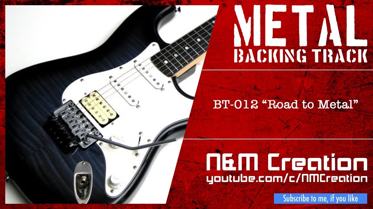 80s Hard Rock Heavy Metal Backing Track in G♯m | BT-012 - YouTube