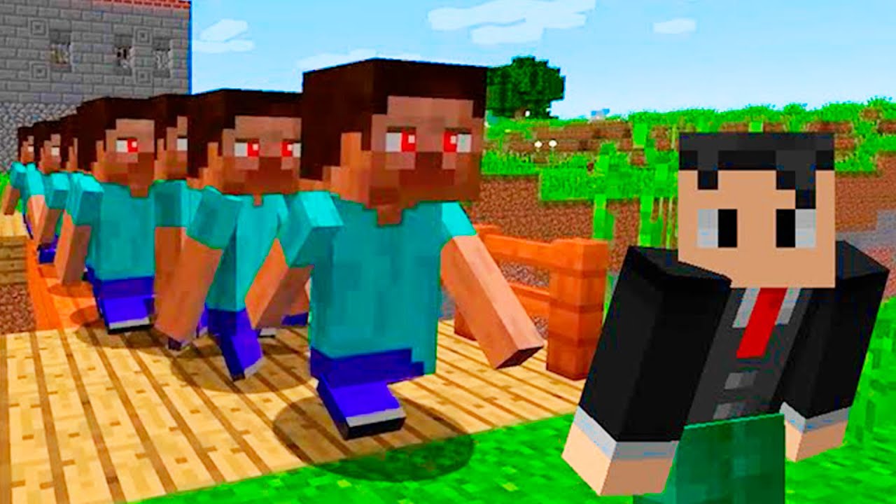 STEVE COM PERNA PEQUENA NO MINECRAFT - YouTube