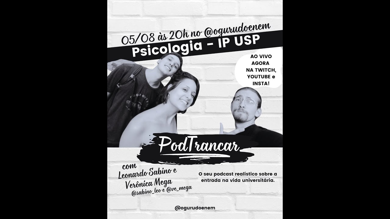 Como é o curso de Psicologia na USP? - (Ep.07) PodTrancar! - YouTube