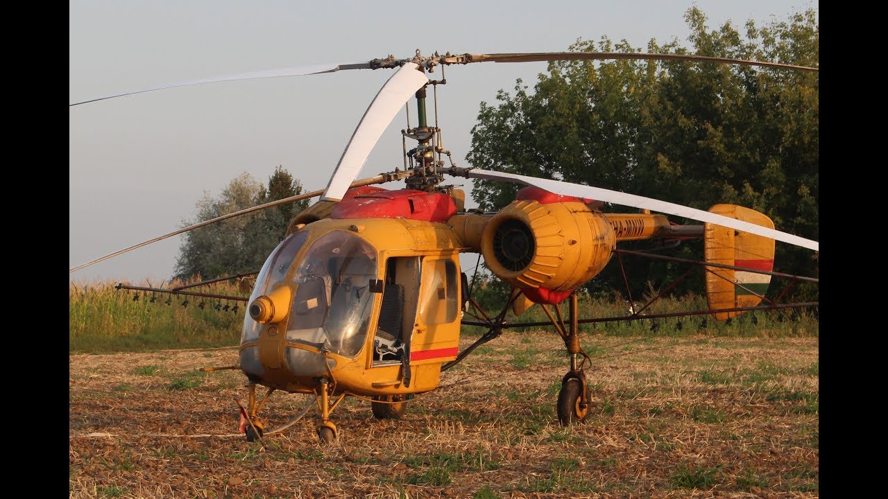 Engine start Ka-26 HA-MNW (1.) - YouTube