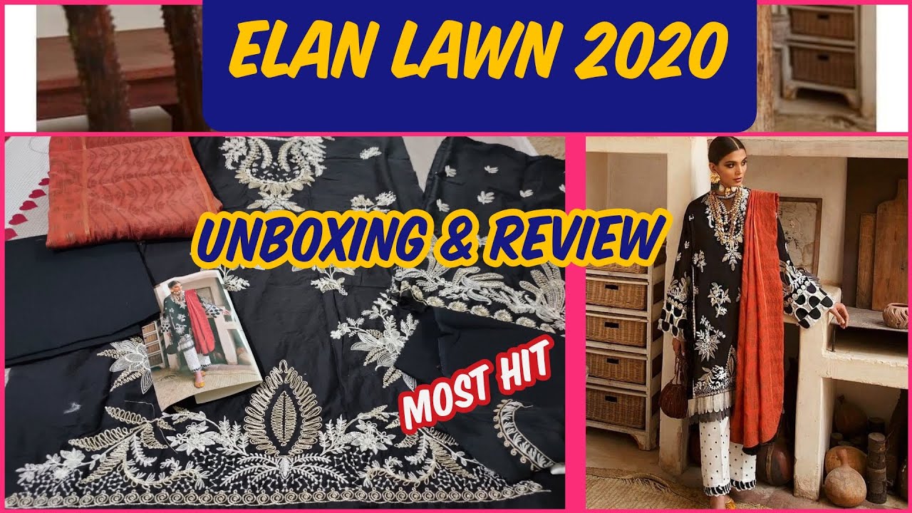 Elan Lawn Collection 2020 | UnBoxing & Review Video | Design-13A - YouTube
